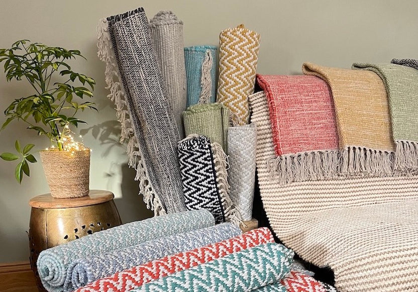 Recycled Rag Rugs UK | Eco-Friendly & Affordable | Huge Size Range ...