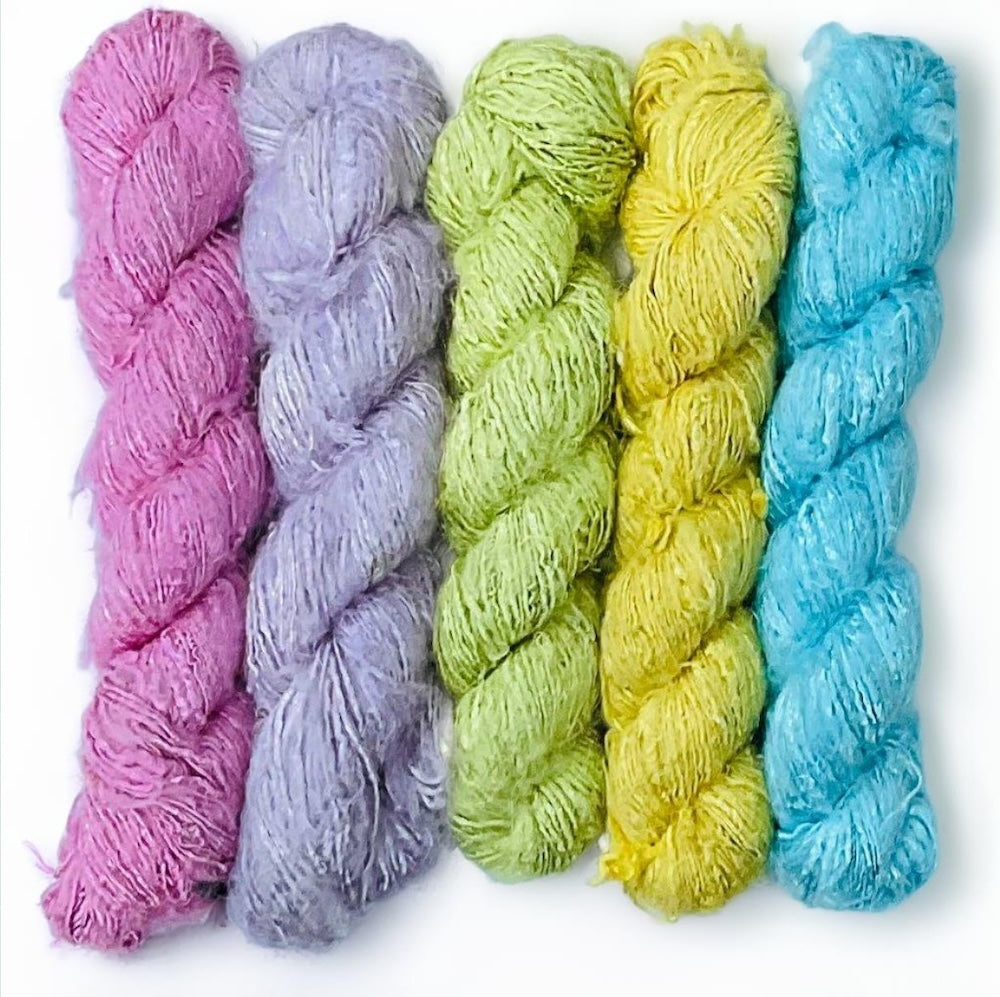 Banana Yarn | Pink | Blue | Yellow | Craft Projects | Knitting Yarn ...