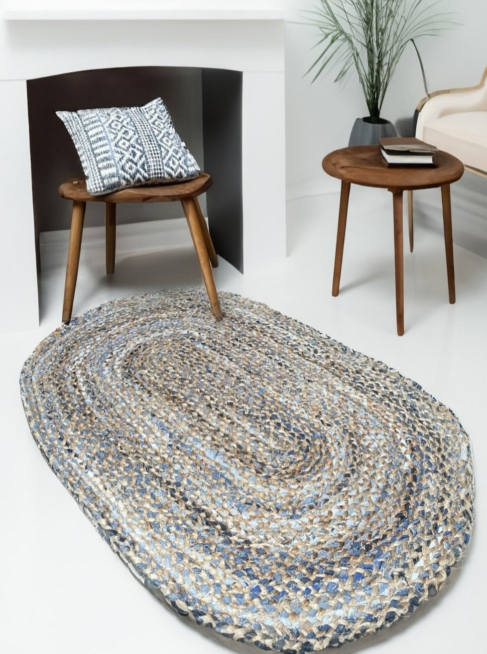 Kids Rug Oval | Oval Rug | Denim | Kids Rug | Rugs Near Me | Rugs uK ...