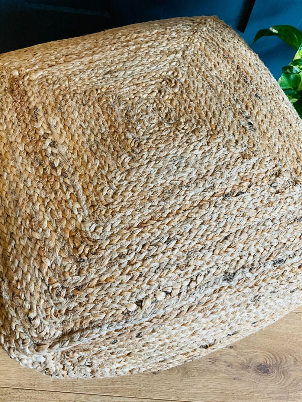 Natural Pouffe | Jute Pouffe | Footstool | Footrest | Pouffe | Seat ...