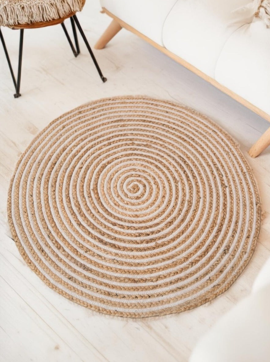 Round Jute Rug | Natural Rug | Round Rug | Neutral Rug | Rugs Near Me ...